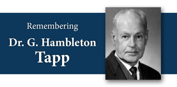 Remembering Dr. G. Hambleton Tapp – Kentucky Civil War Roundtable